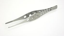 Ergonomic Forceps, 7” (18 cm), 1 mm serrated tip, Premium Grade