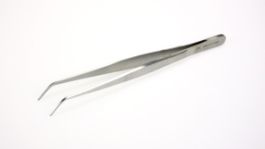 Custom Embedding Forceps: 13cm, Angled Curve, Standard Grade, fine tip ...
