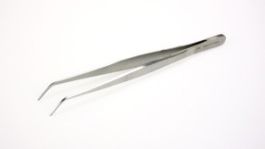 Angled Curved, Fine Tip, Smooth Embedding Forceps
