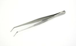 Custom Embedding Forceps: 15cm, Angled Curve, Standard Grade, fine tip ...