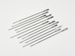 Stainless Steel Flexible Probe with Eye, 5", 13cm 12/pk